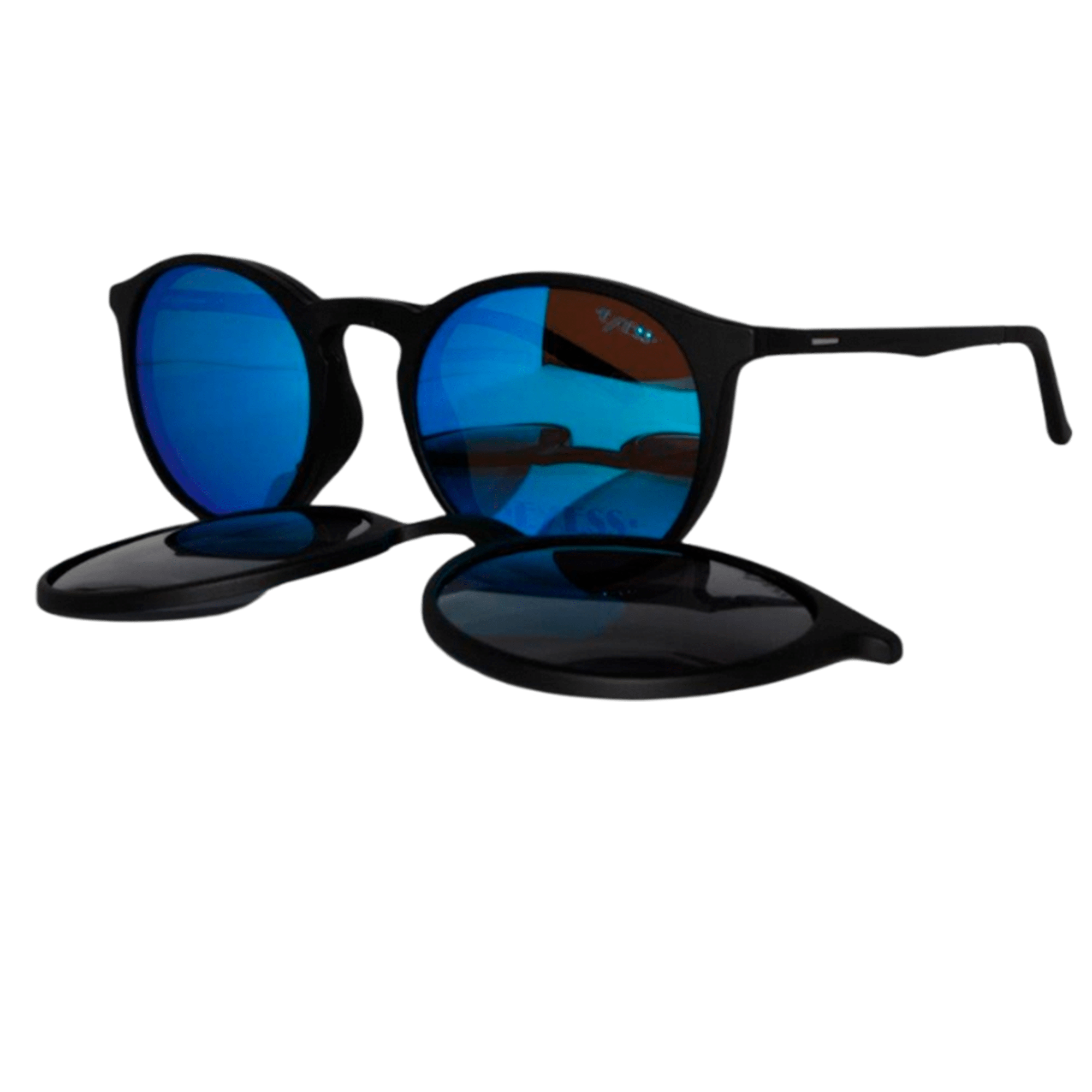 Clip-On Eyeglasses 3-2072 05 - Black Design